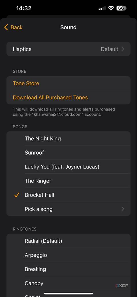 How to change the default alarm sound on iPhone