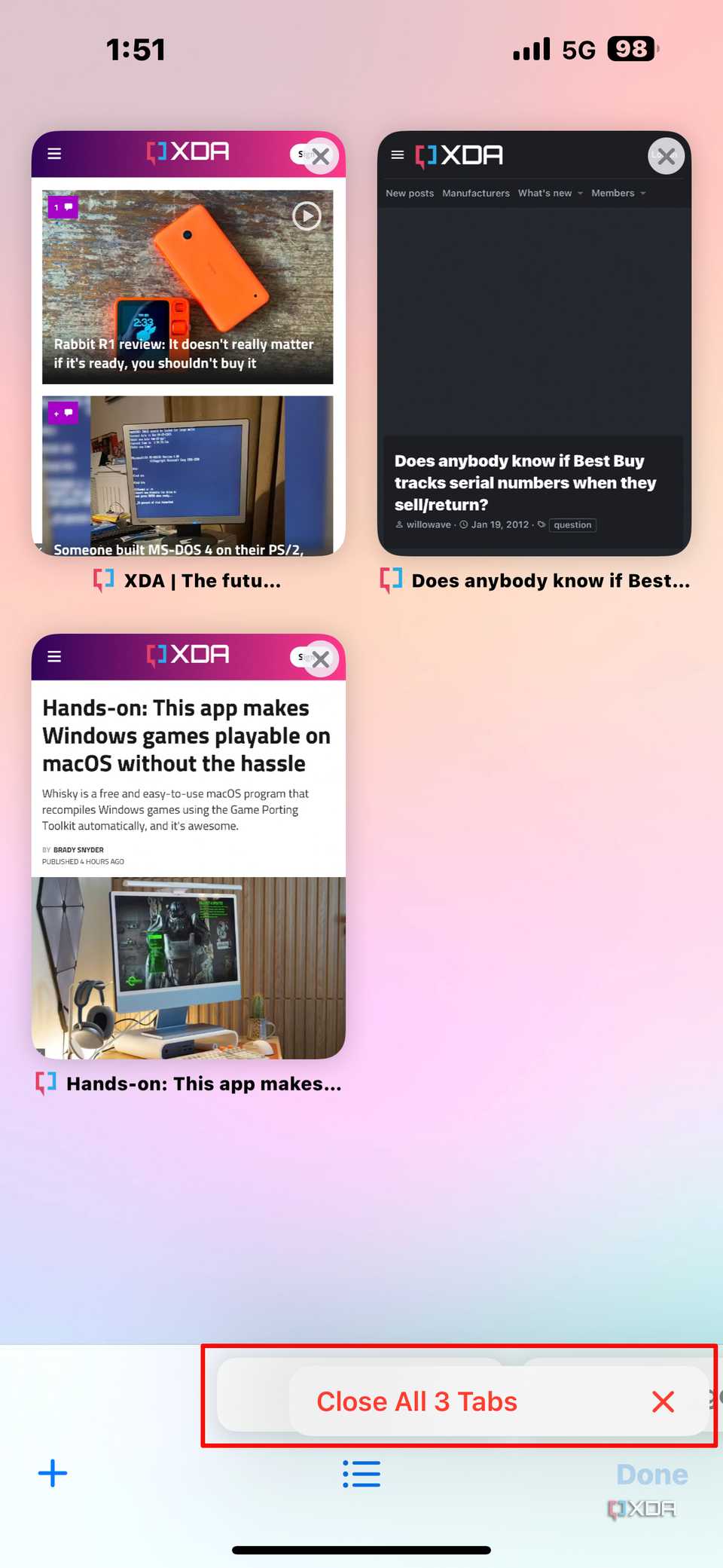 How to close all your Safari tabs at once on iPhone