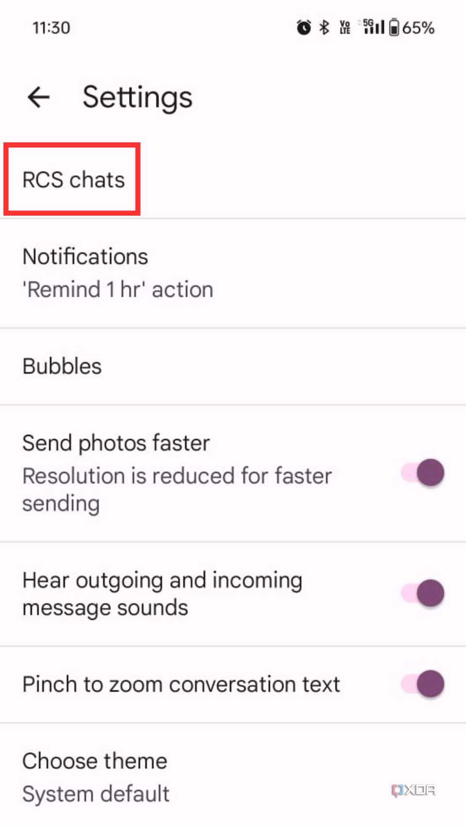 How to enable RCS messaging on Android devices