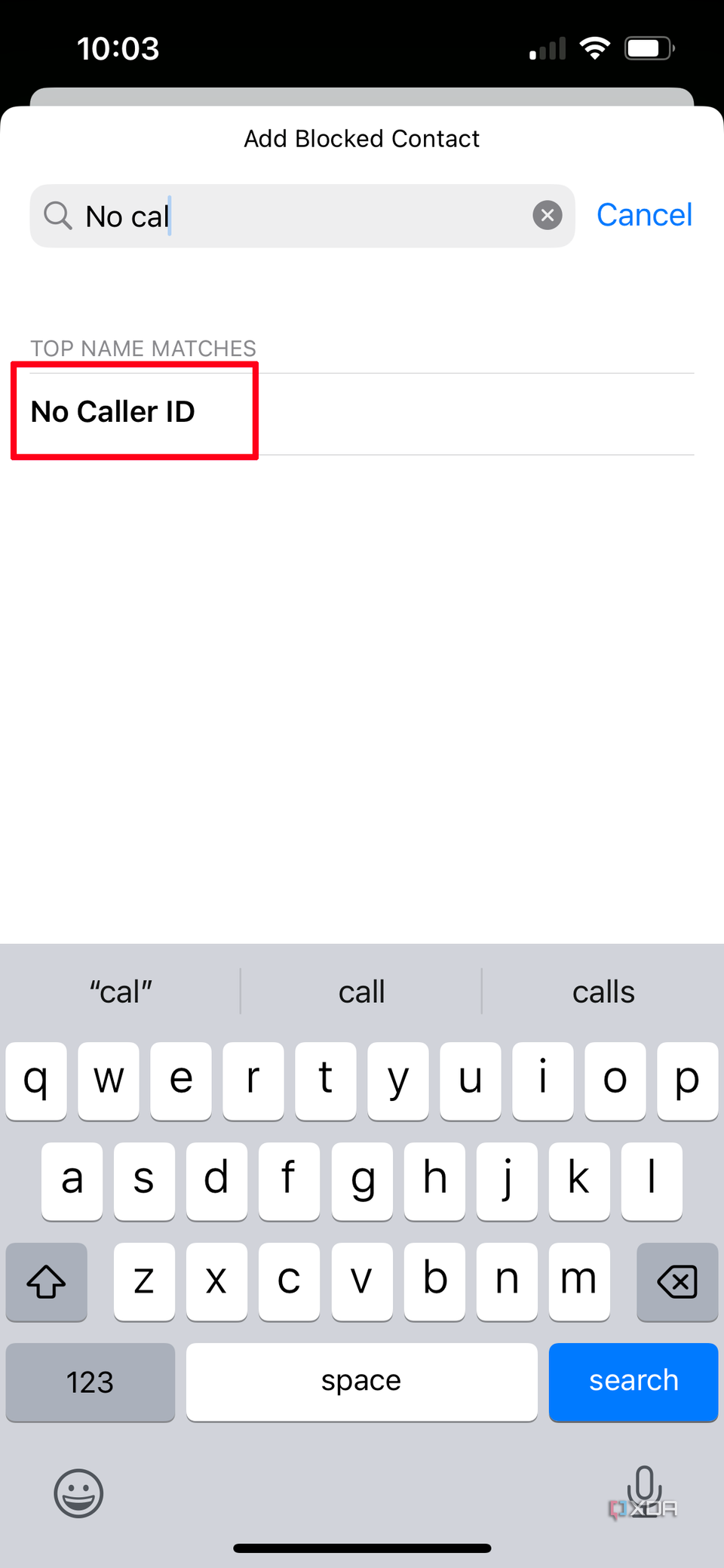 How to block No Caller ID on iPhone