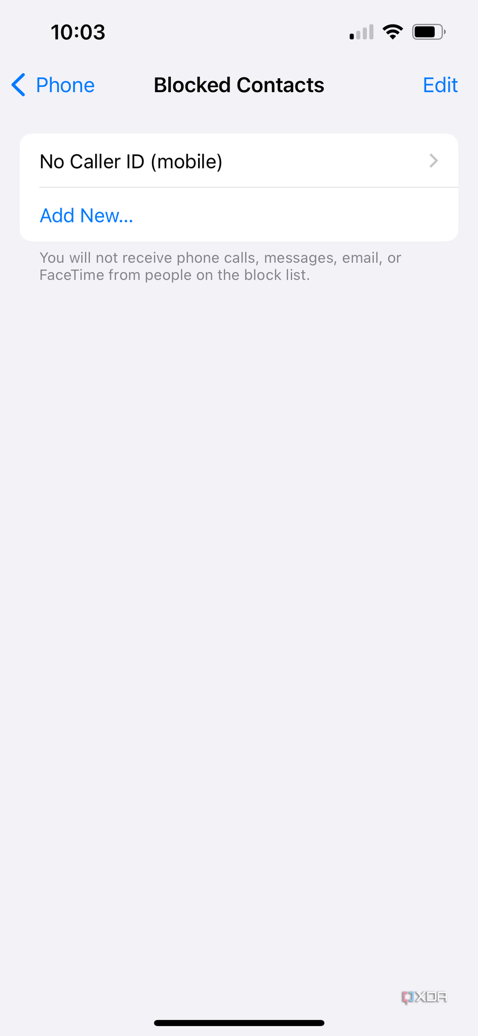 How to block No Caller ID on iPhone