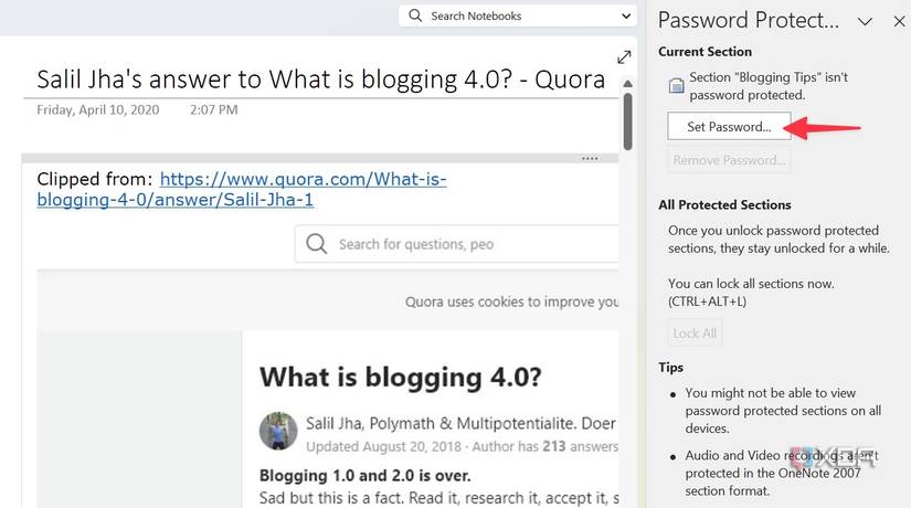 How to keep your OneNote files safe