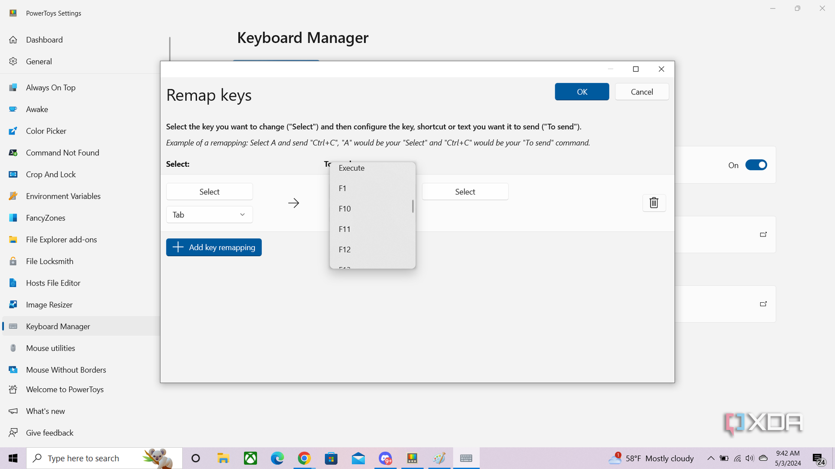 How to remap keyboard keys on Windows