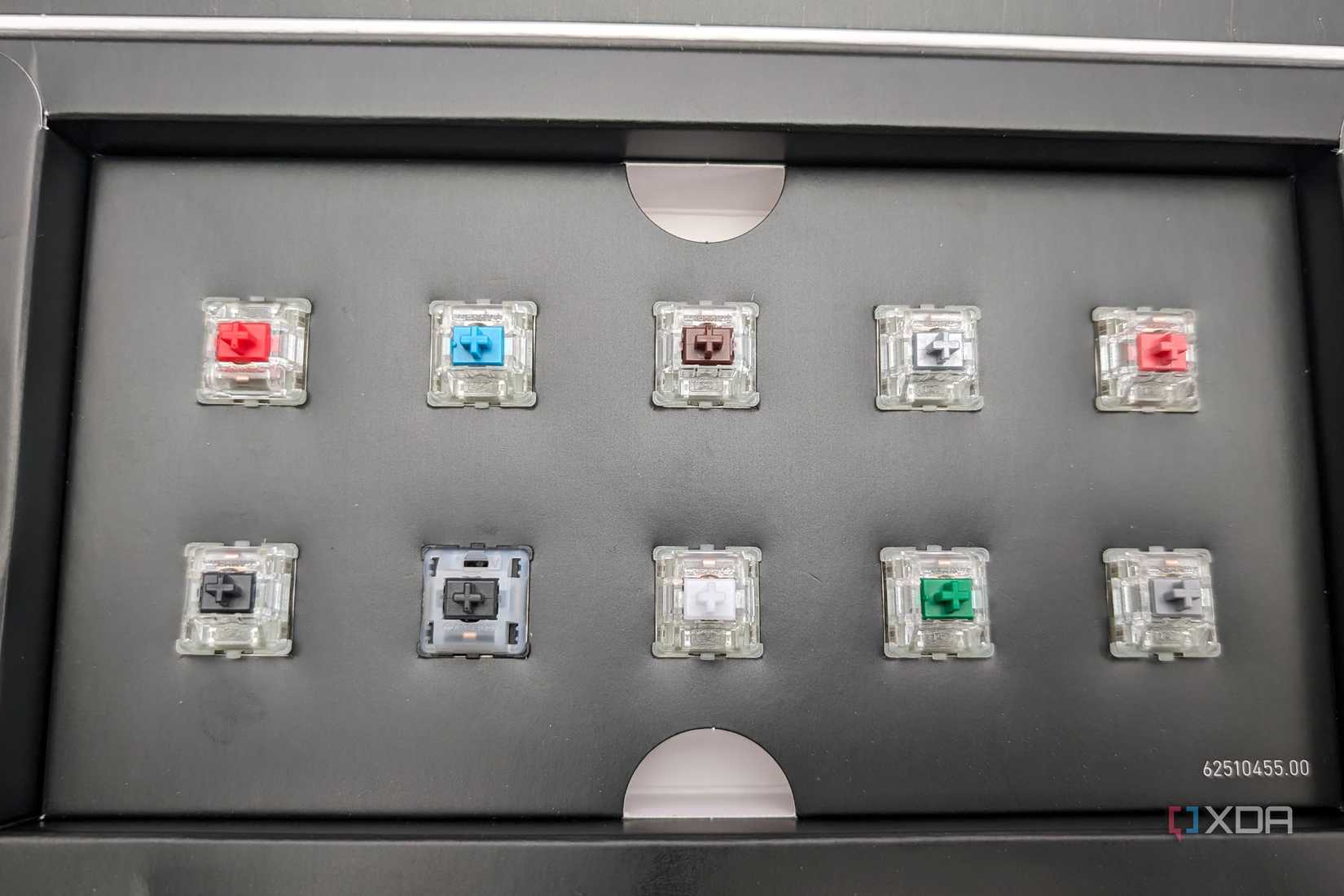 Mechanical keyboard switches offer different strokes for different folks
