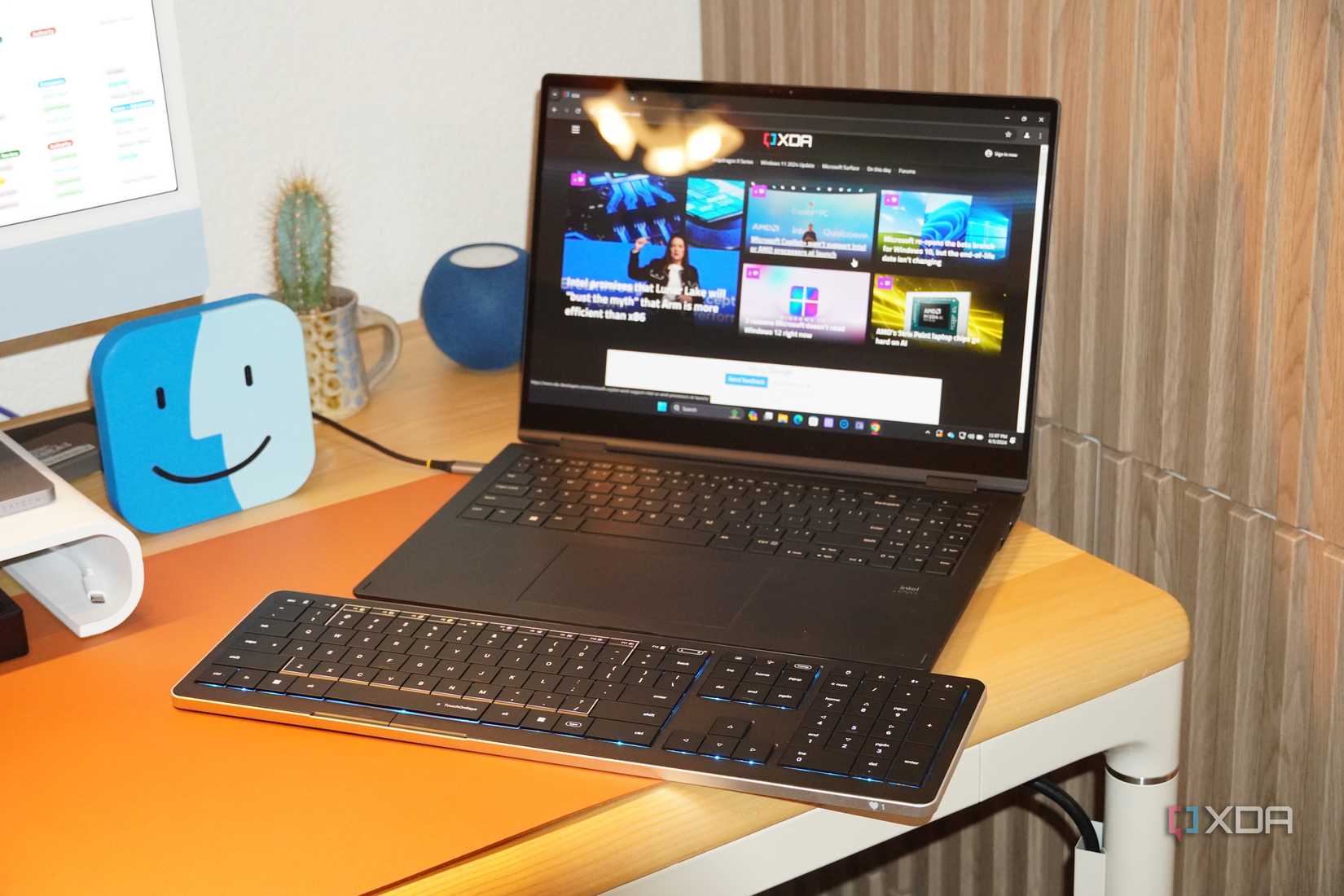 Clevetura CLVX 1 review: This keyboard has a built-in touchpad, and it ...