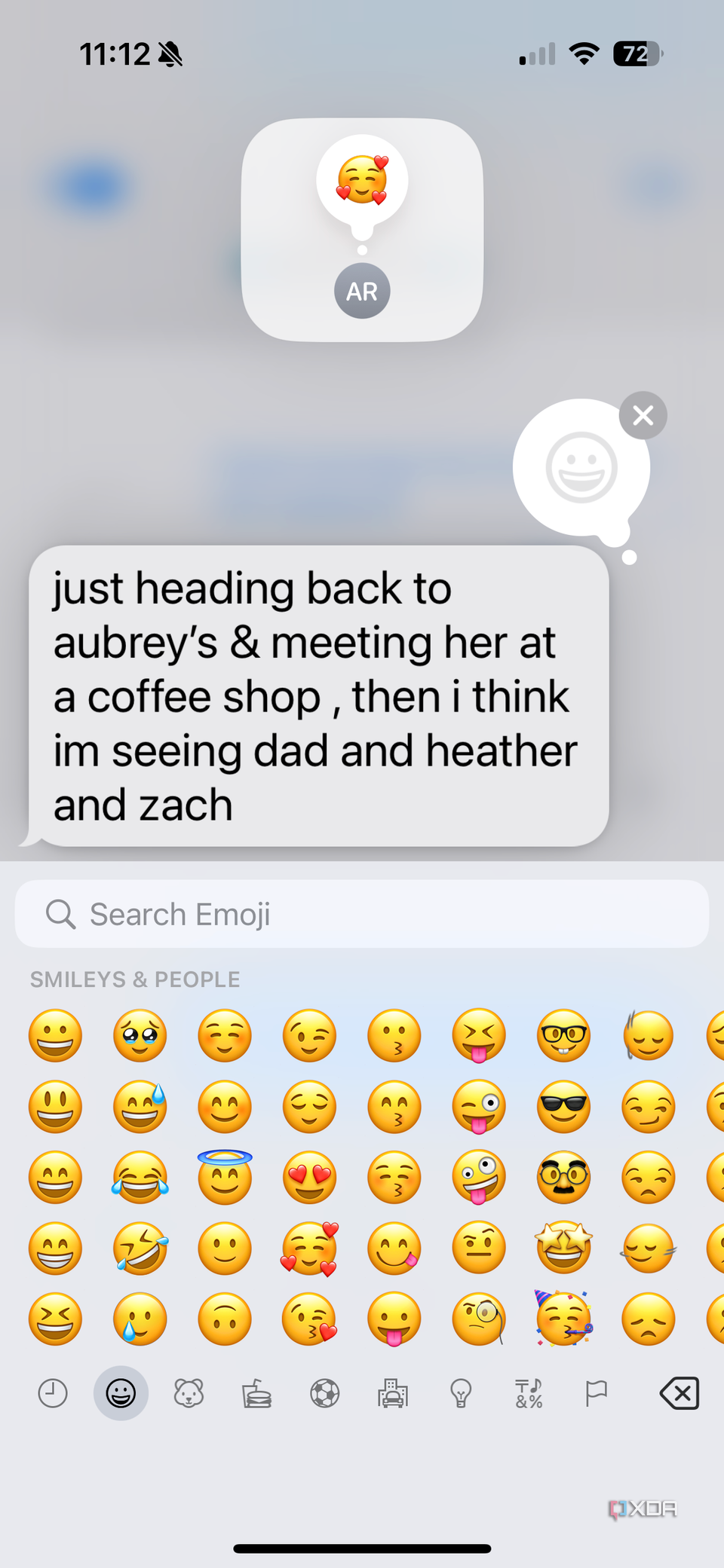 How to use use custom emoji message reactions in iOS 18 and iPadOS 18