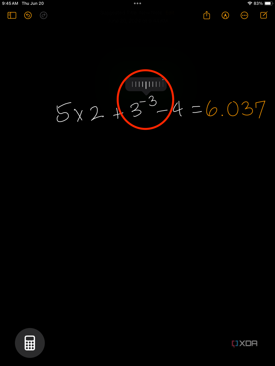 How to use Math Notes in iPadOS 18