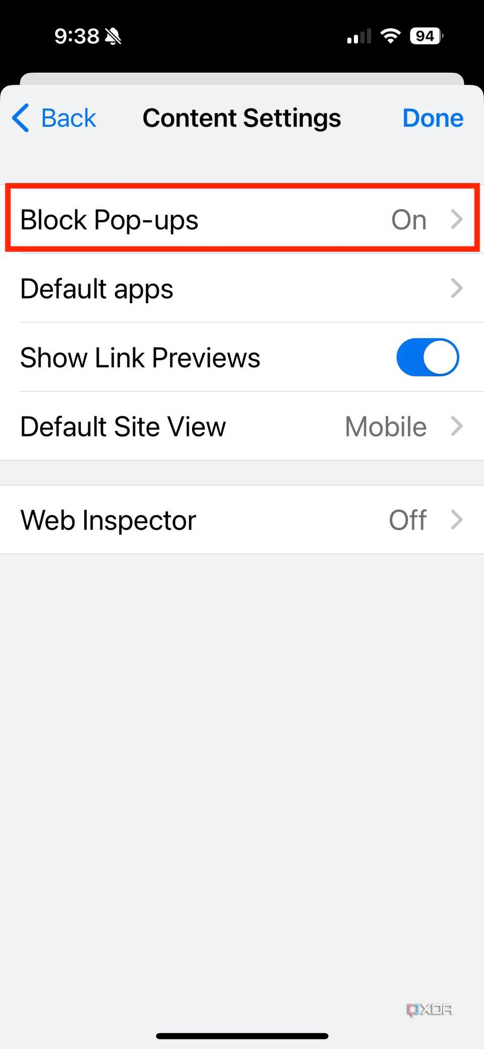 How to enable or disable pop-up blockers on iPhone