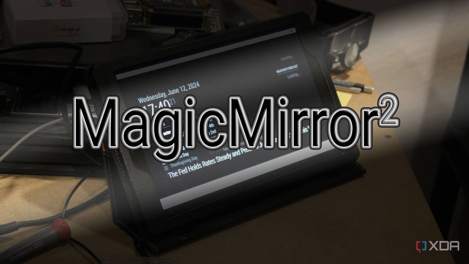 How I used MagicMirror to turn an old tablet into a smart home dashboard