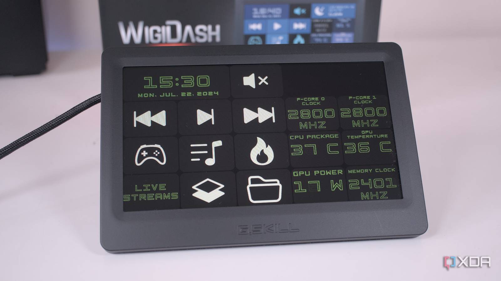 G.Skill WigiDash review: A stunning way to control a Twitch stream and ...