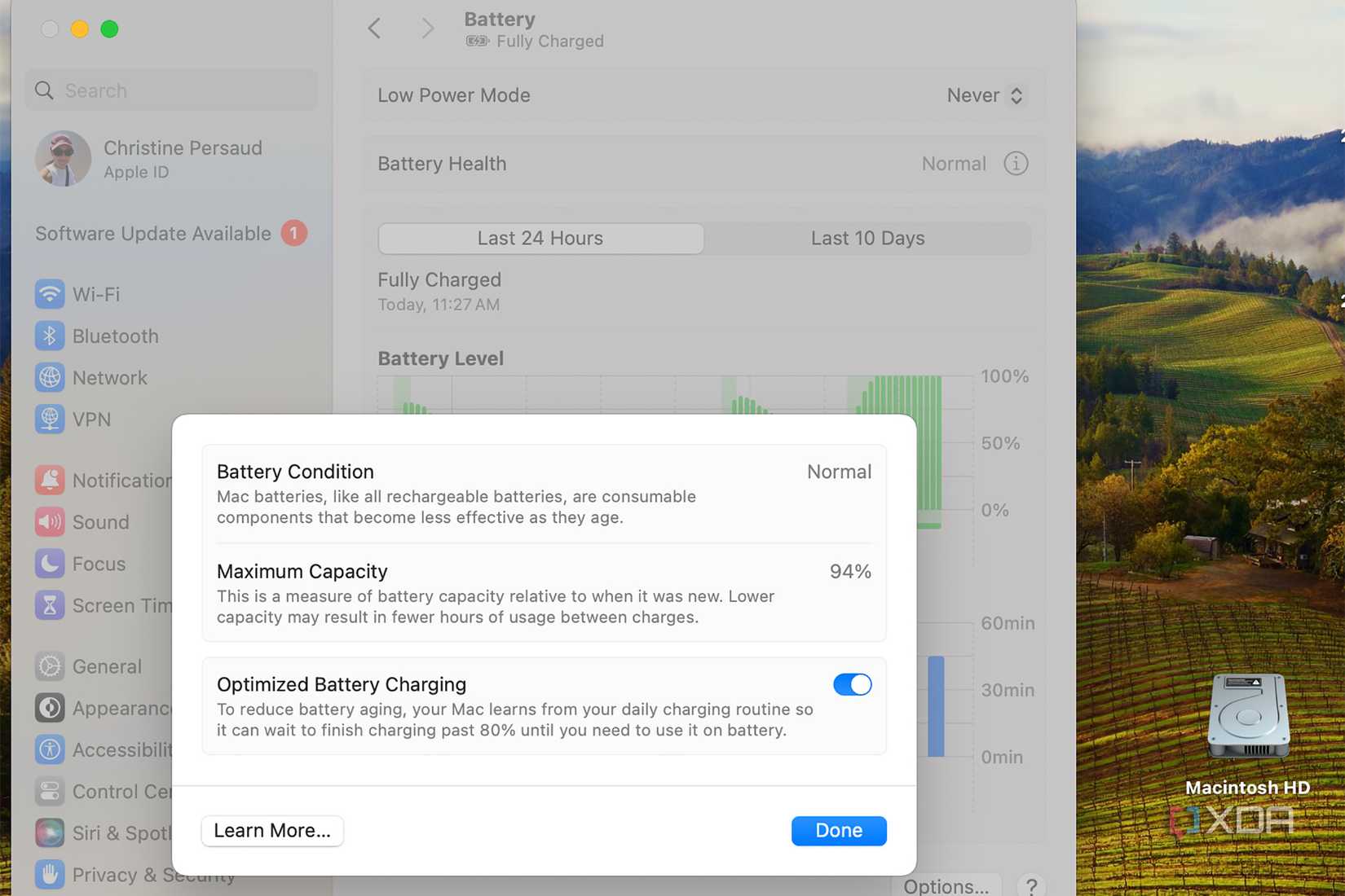 How to check battery health on a MacBook