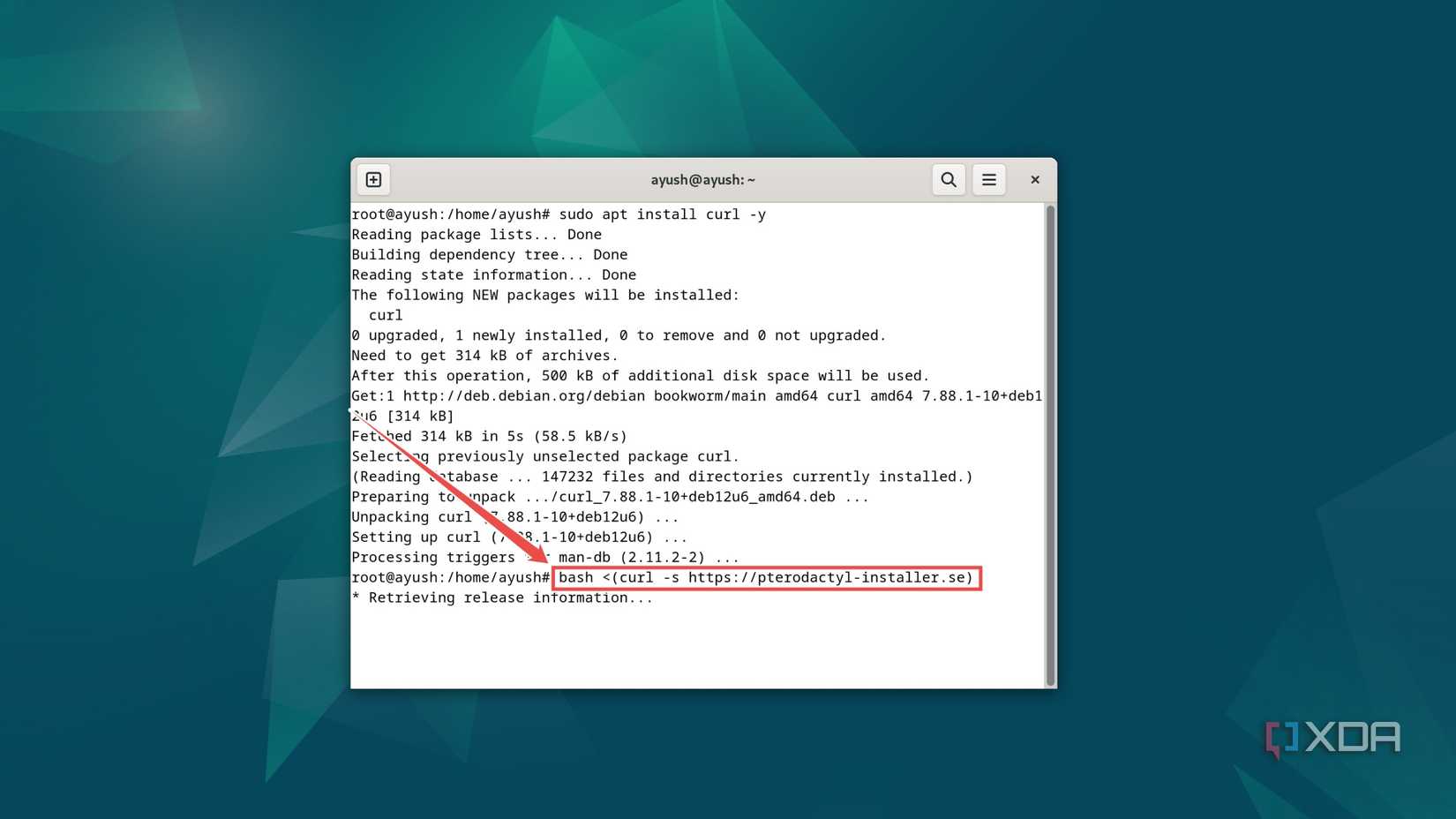 pterodactyl installer