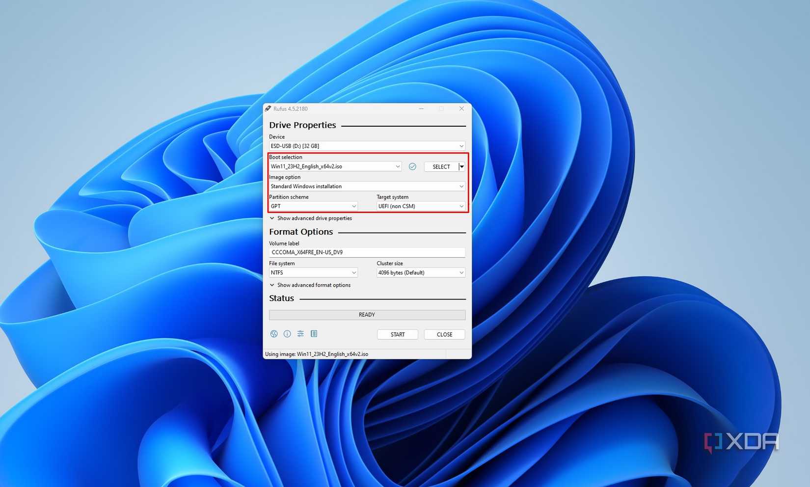 How to use Rufus to create a bootable USB drive and install Windows