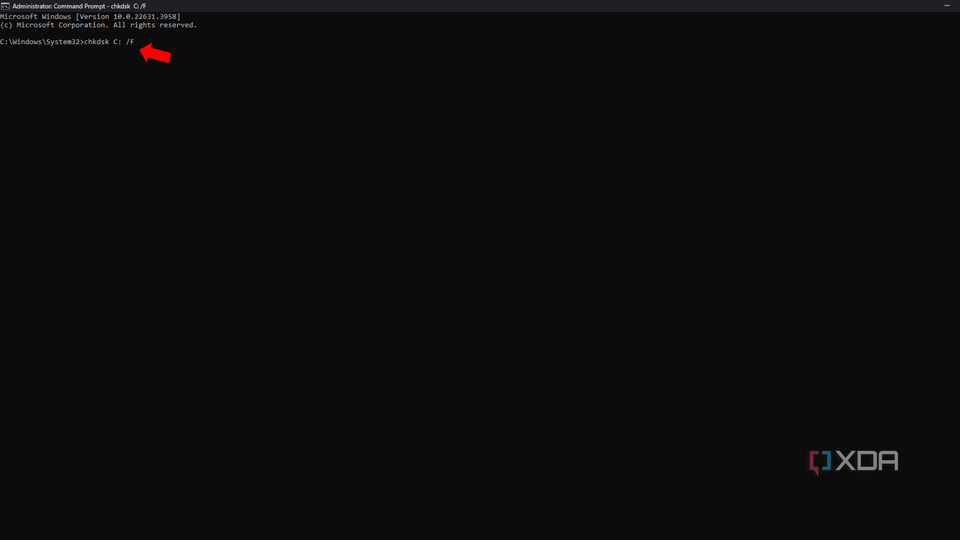 How to use the CHKDSK command in Windows