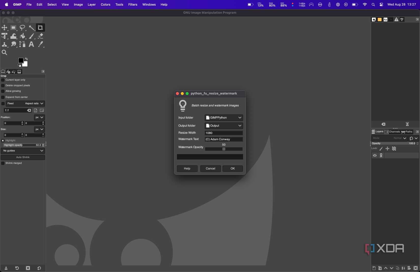 You can supercharge and automate GIMP with Python, here's how
