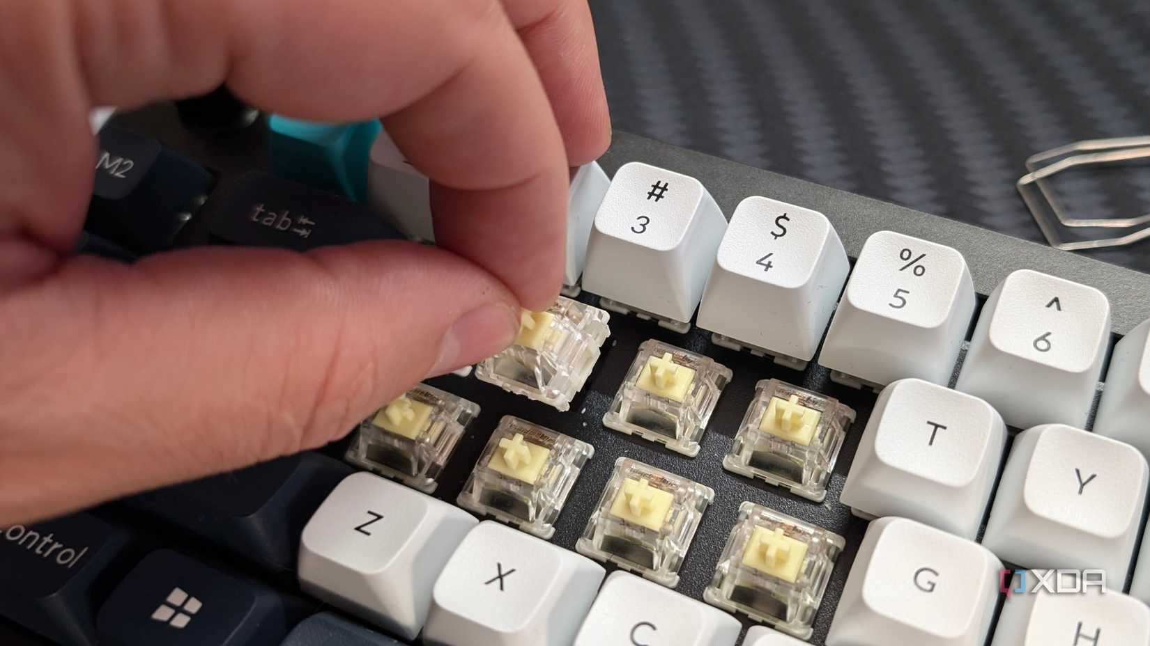 Changing your mechanical keyboard's hot-swappable switches is easier ...