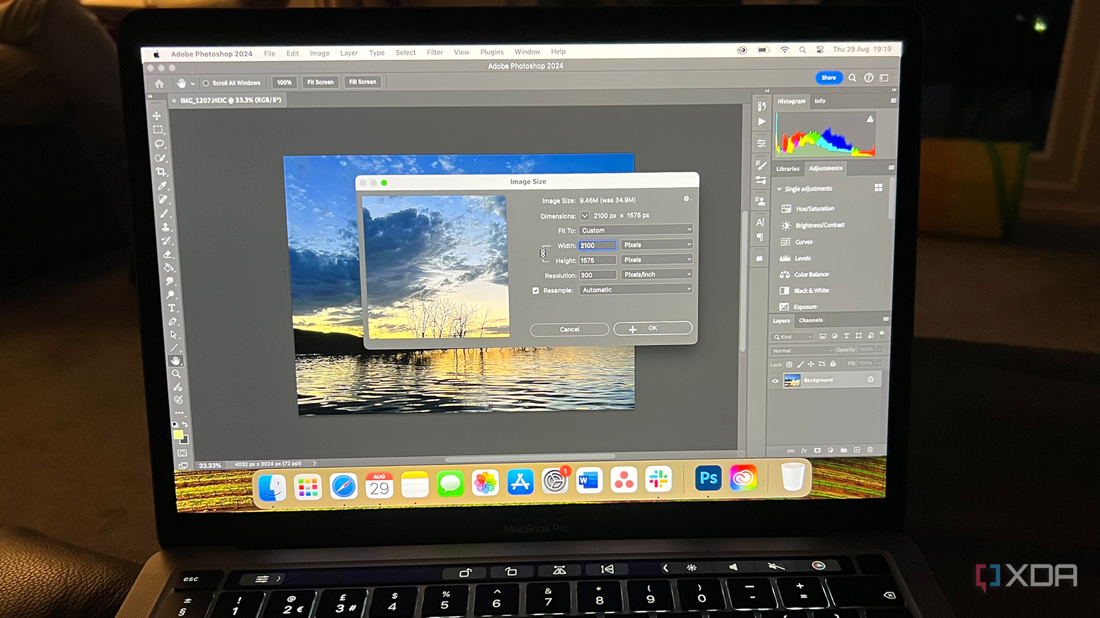 How to resize an image in Photoshop