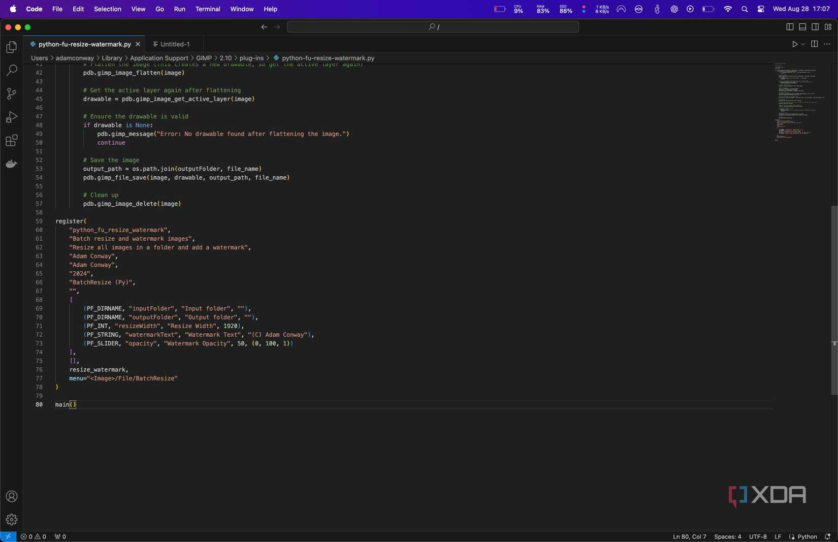 You can supercharge and automate GIMP with Python, here's how