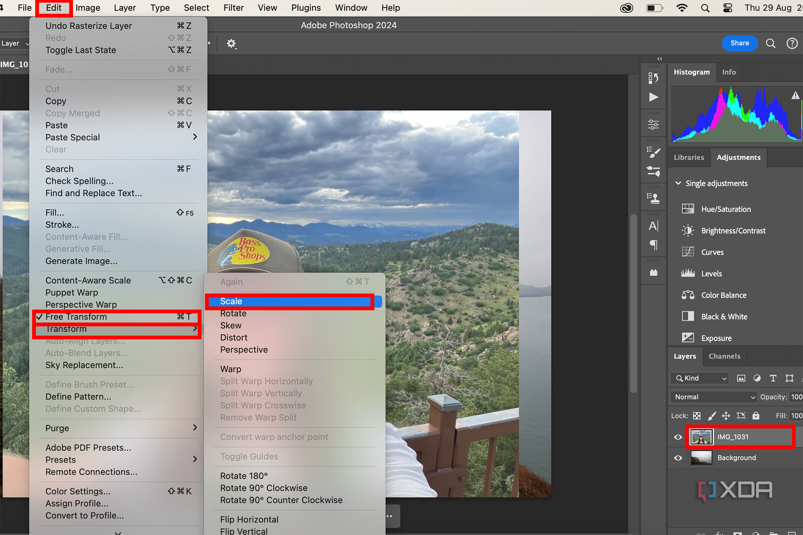 How to resize an image in Photoshop