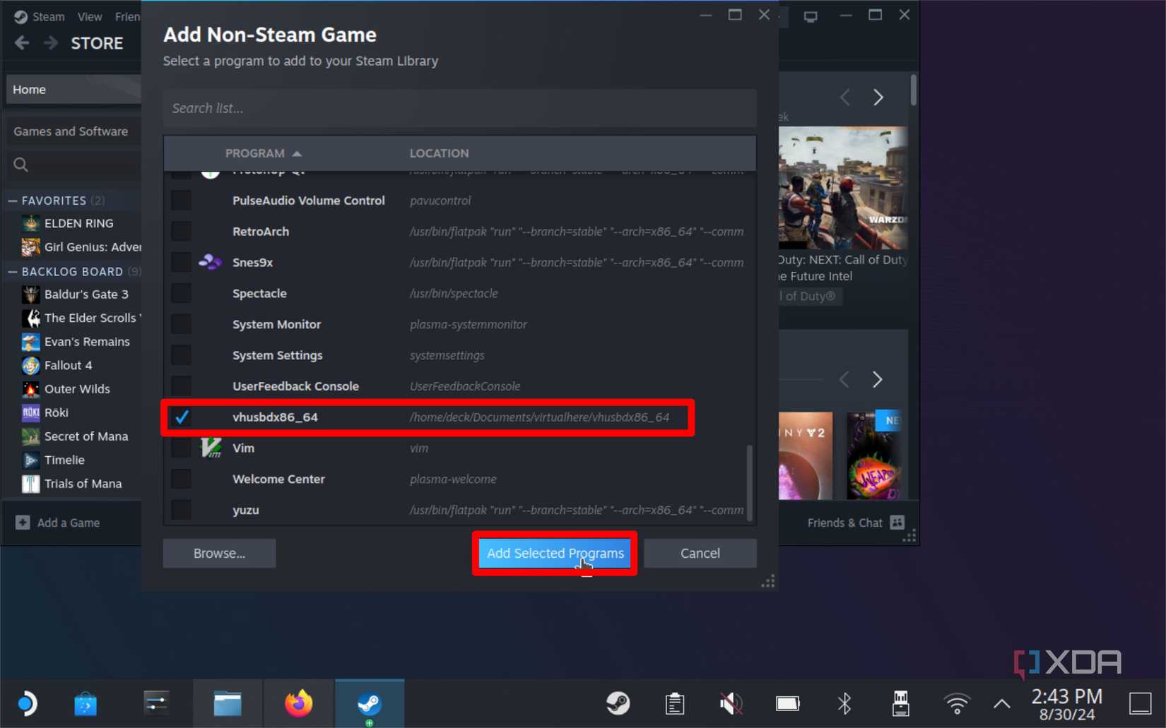 How to use your Steam Deck as a PC controller
