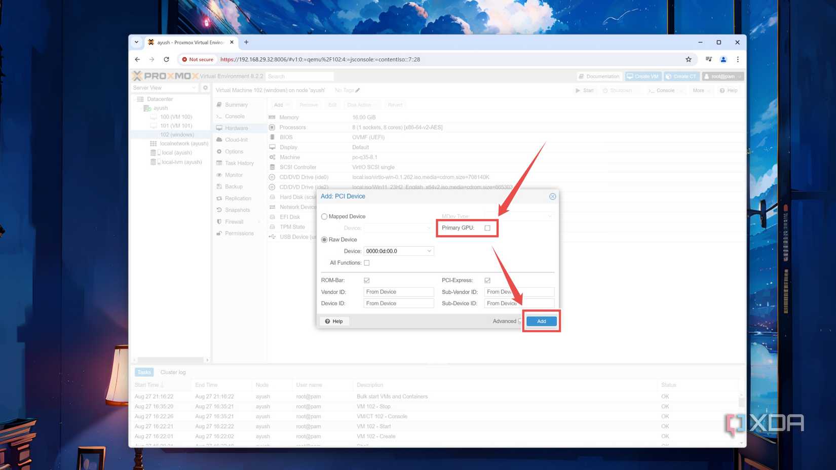 How To Use Gpu Passthrough On A Windows 11 Vm In Proxmox