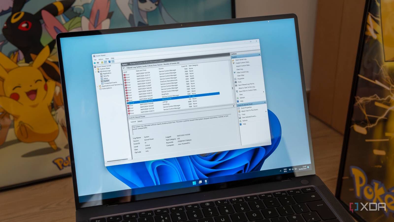 You can use the Windows Event Viewer to find what's causing your PC ...