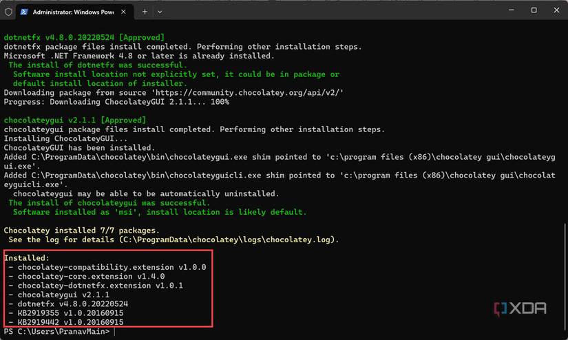 You can use Chocolatey the next time you set up a Windows PC to install everything you need at once