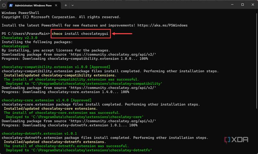 You can use Chocolatey the next time you set up a Windows PC to install everything you need at once