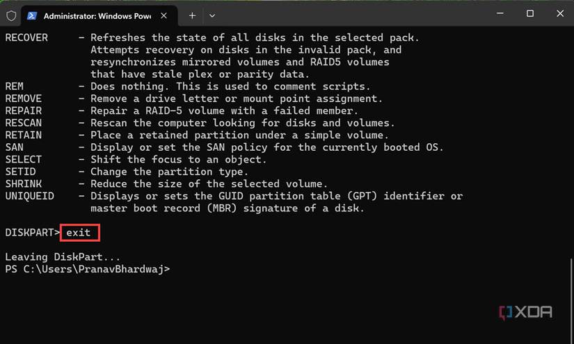 Why you should utilize DiskPart on Windows, and how to use it