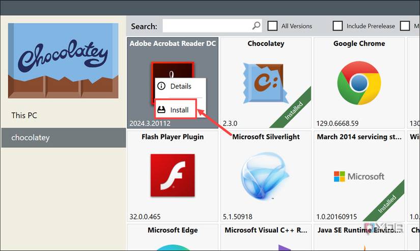 You can use Chocolatey the next time you set up a Windows PC to install ...