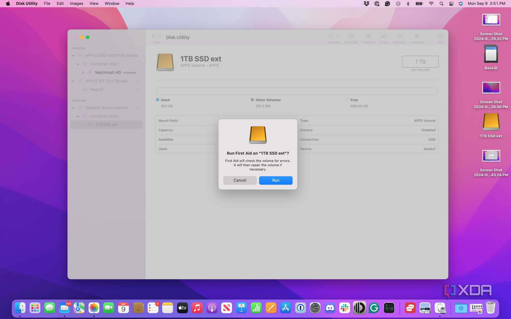 How to fix an external drive that won't mount on a Mac