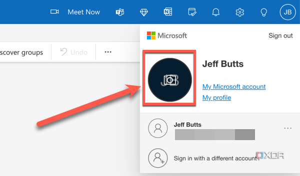 How to change your profile picture in Outlook