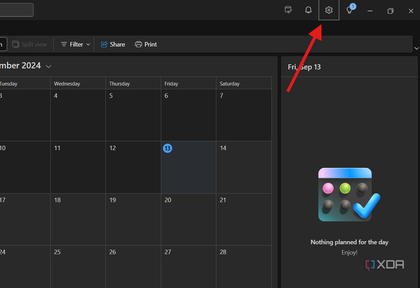 How to set out of office status in Outlook
