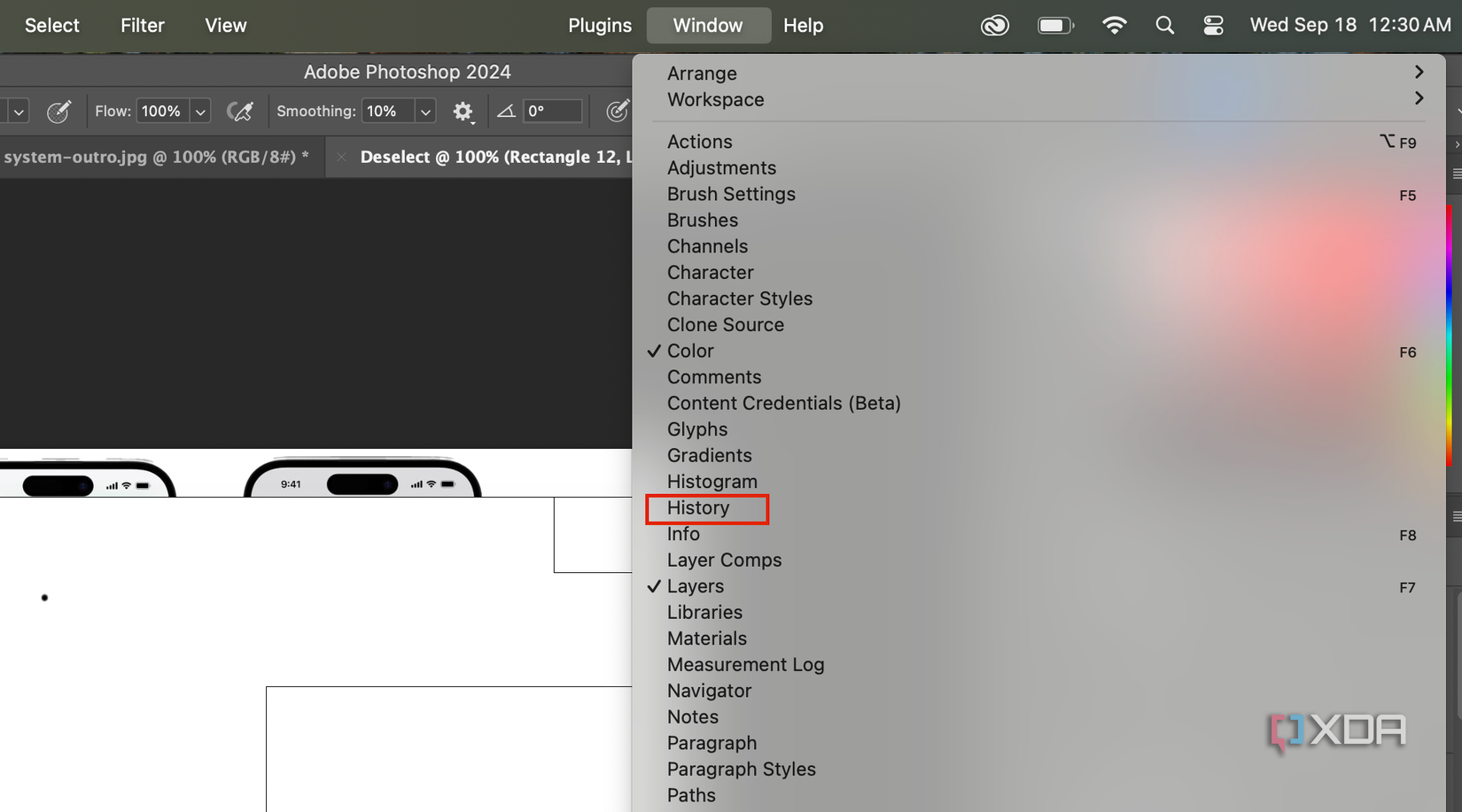 How to undo in Photoshop