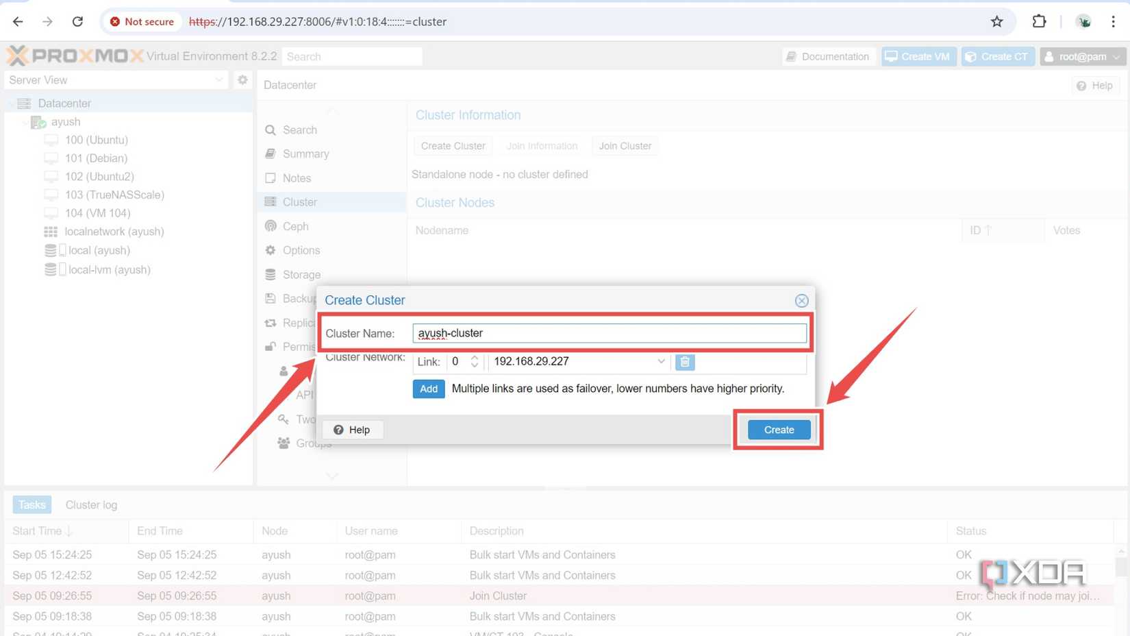 How to build a Proxmox cluster?