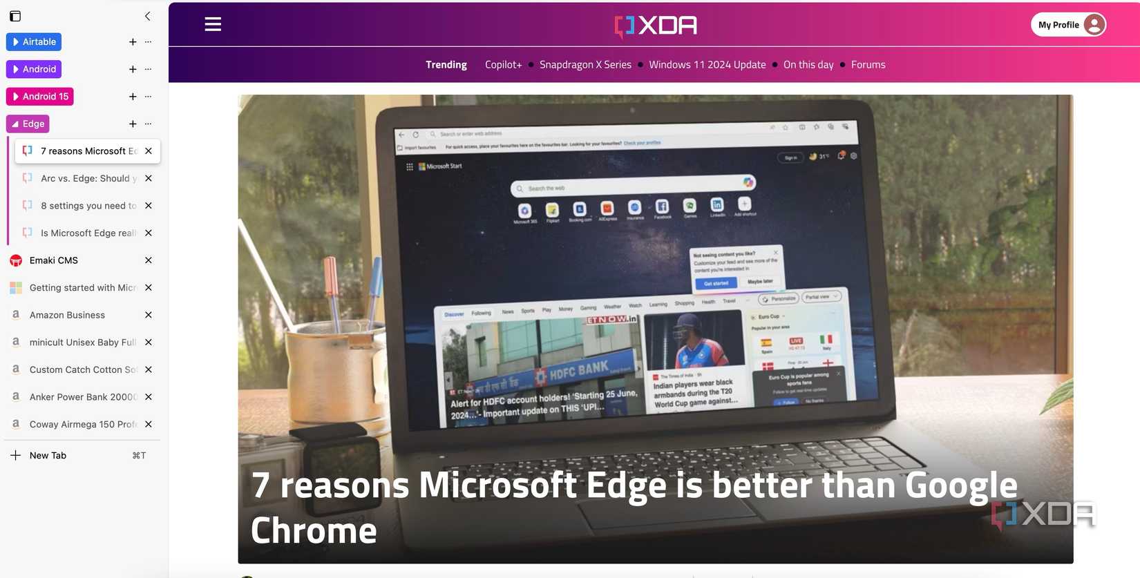 5 reasons Microsoft Edge has the best tab management on a desktop