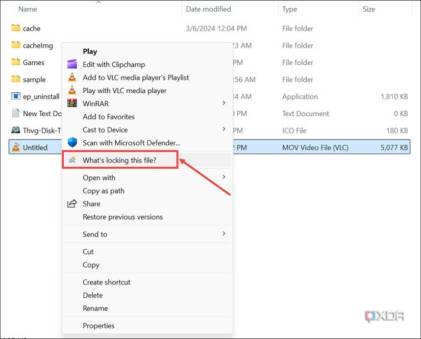 How to delete a file in use by another program in Windows