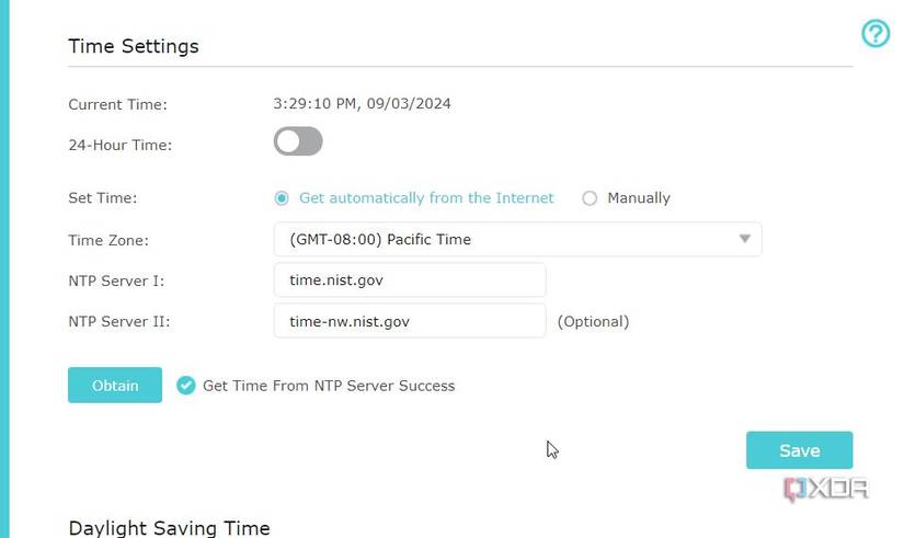 Using my own NTP server for precise time synchronization