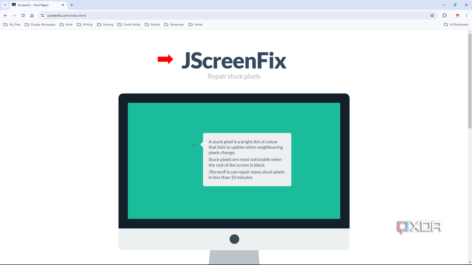 How to fix a stuck pixel on your monitor