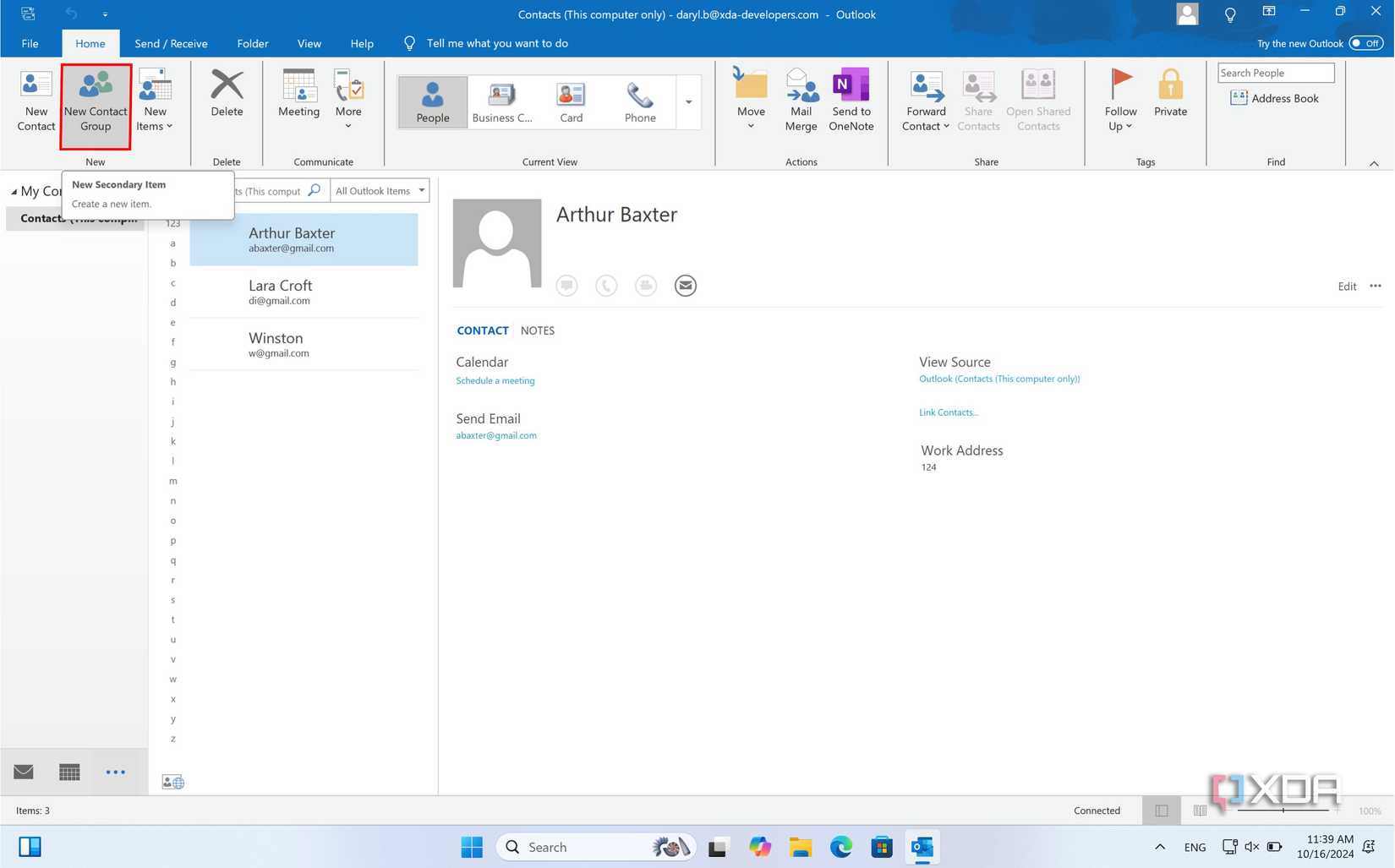 How to make your life easier by creating a contact list in Outlook
