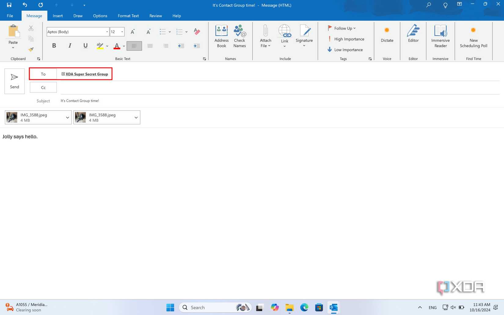 How to make your life easier by creating a contact list in Outlook