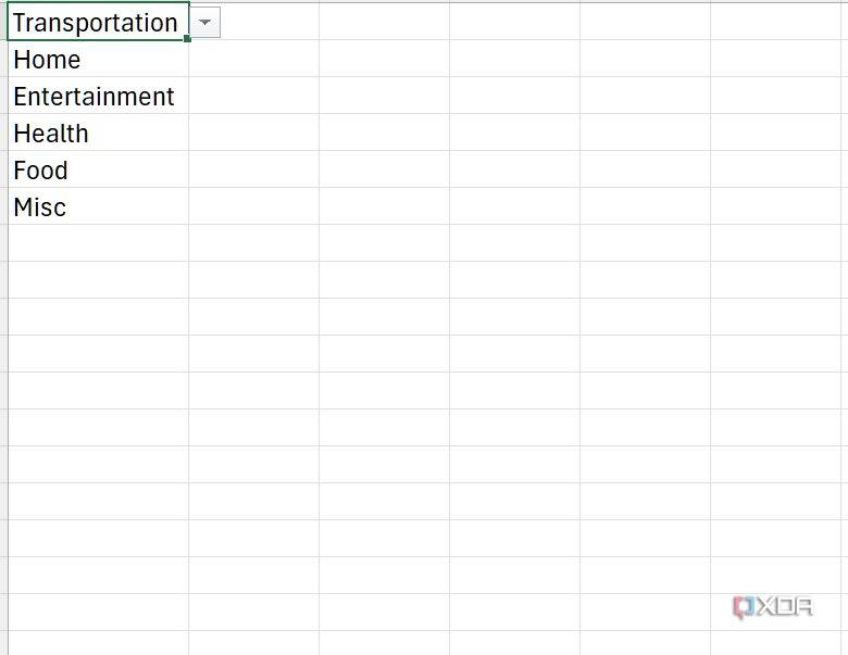 How I built a budgeting template from scratch in Excel