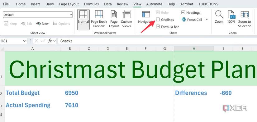 Here is how I created a holiday budget planner in Excel that actually works