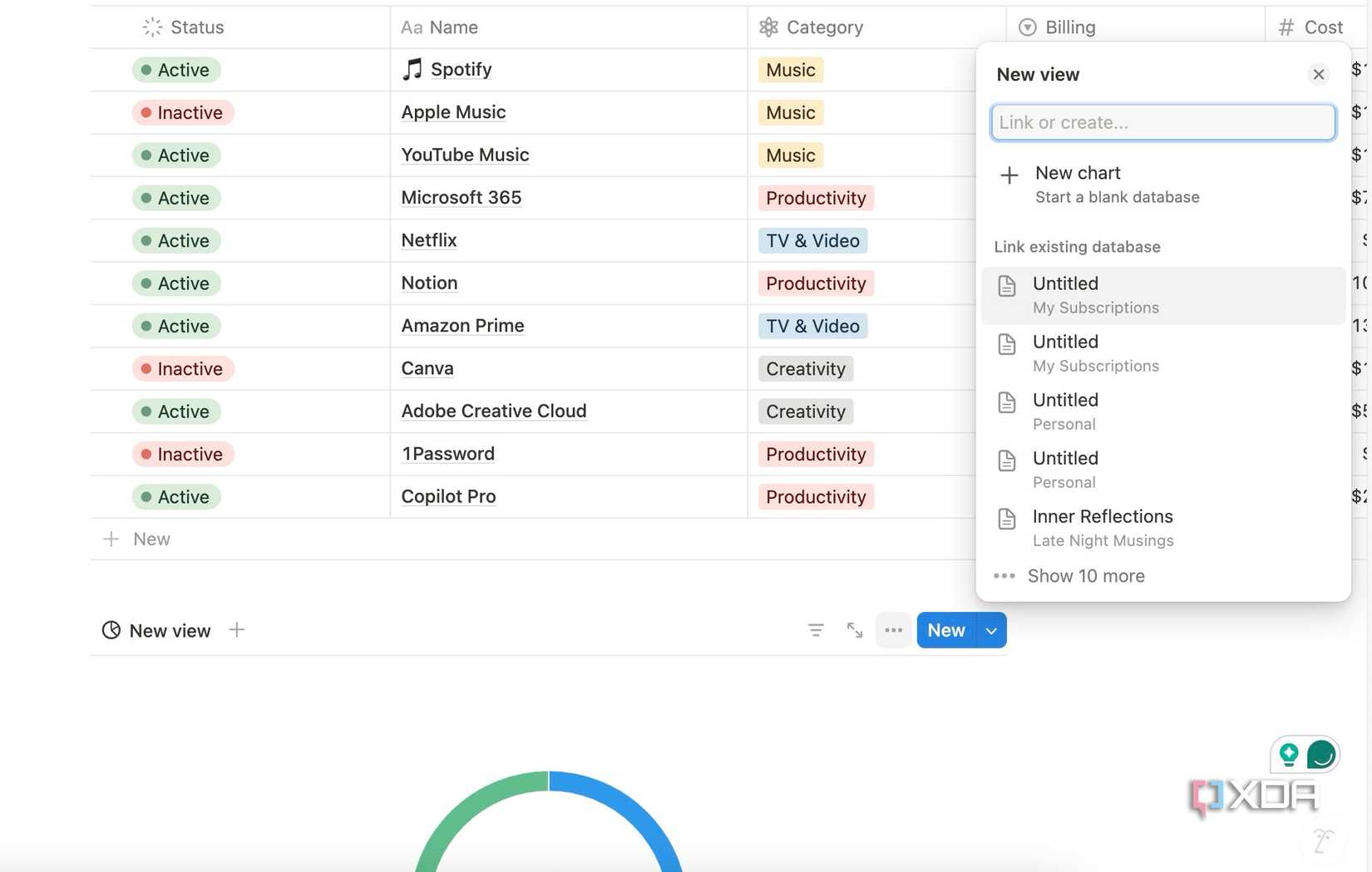 Here’s how I created a powerful subscription tracker in Notion