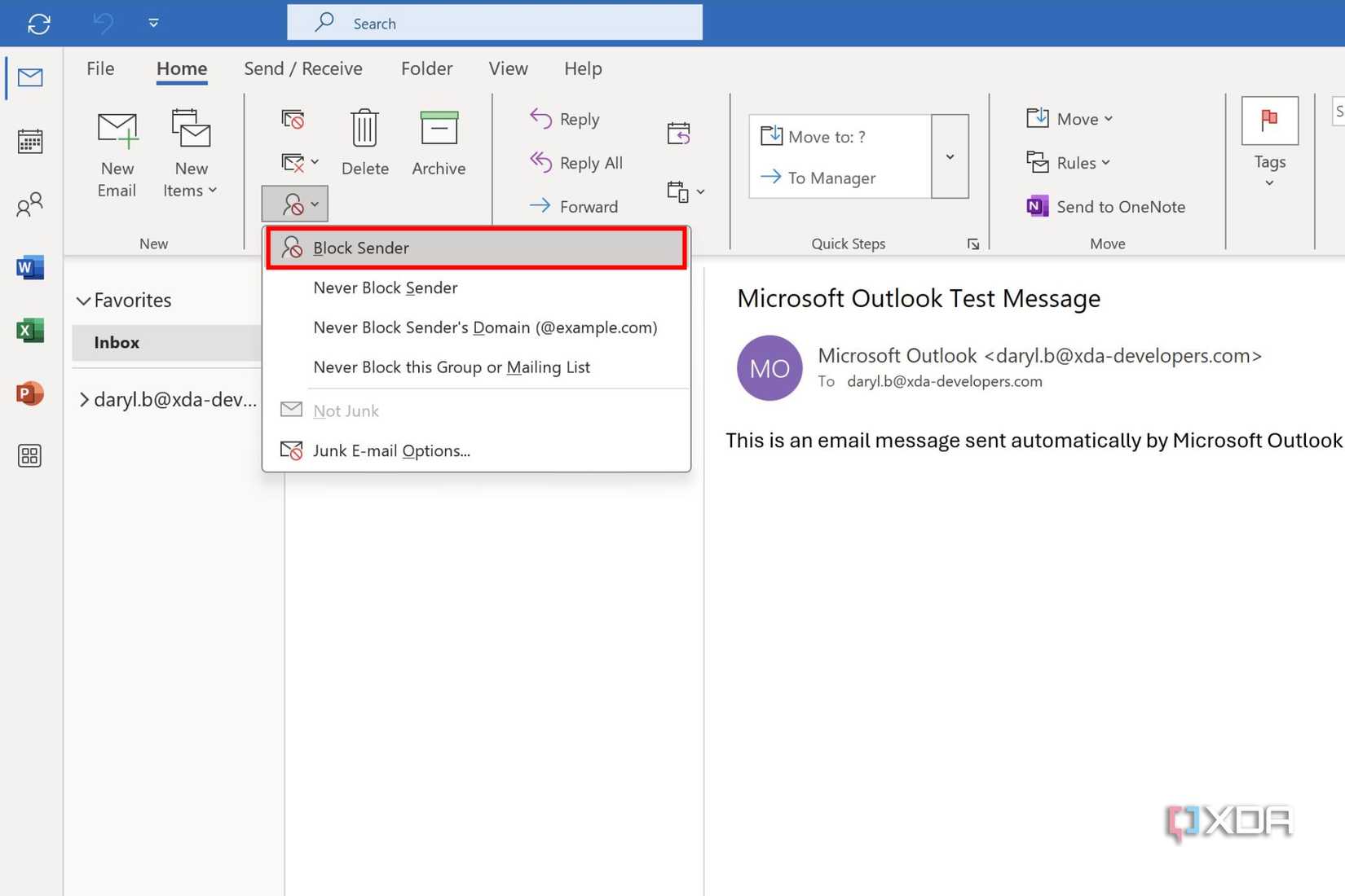 How to block unwanted emails in Microsoft Outlook