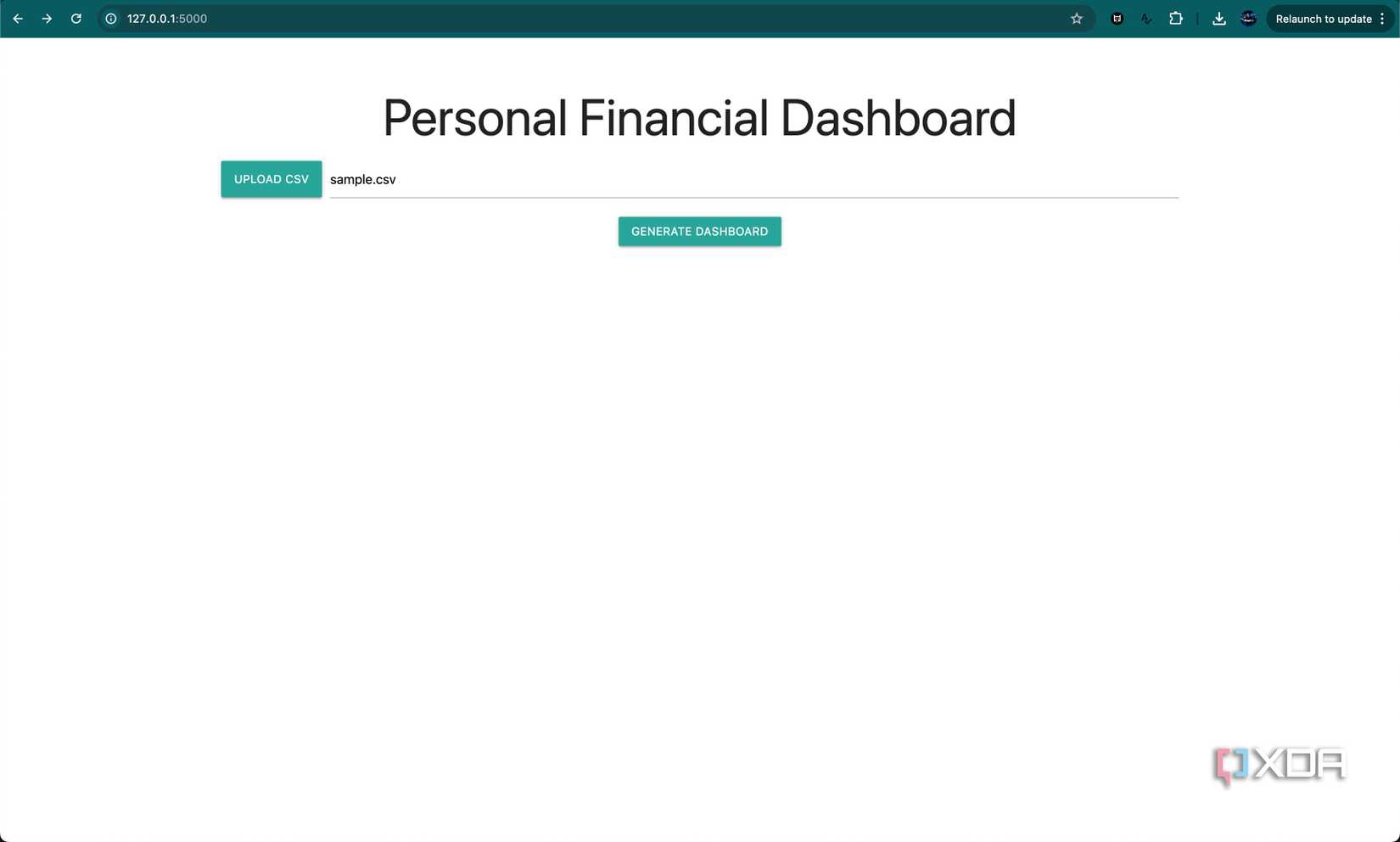 I built a personal finance dashboard in Python to track my income and ...