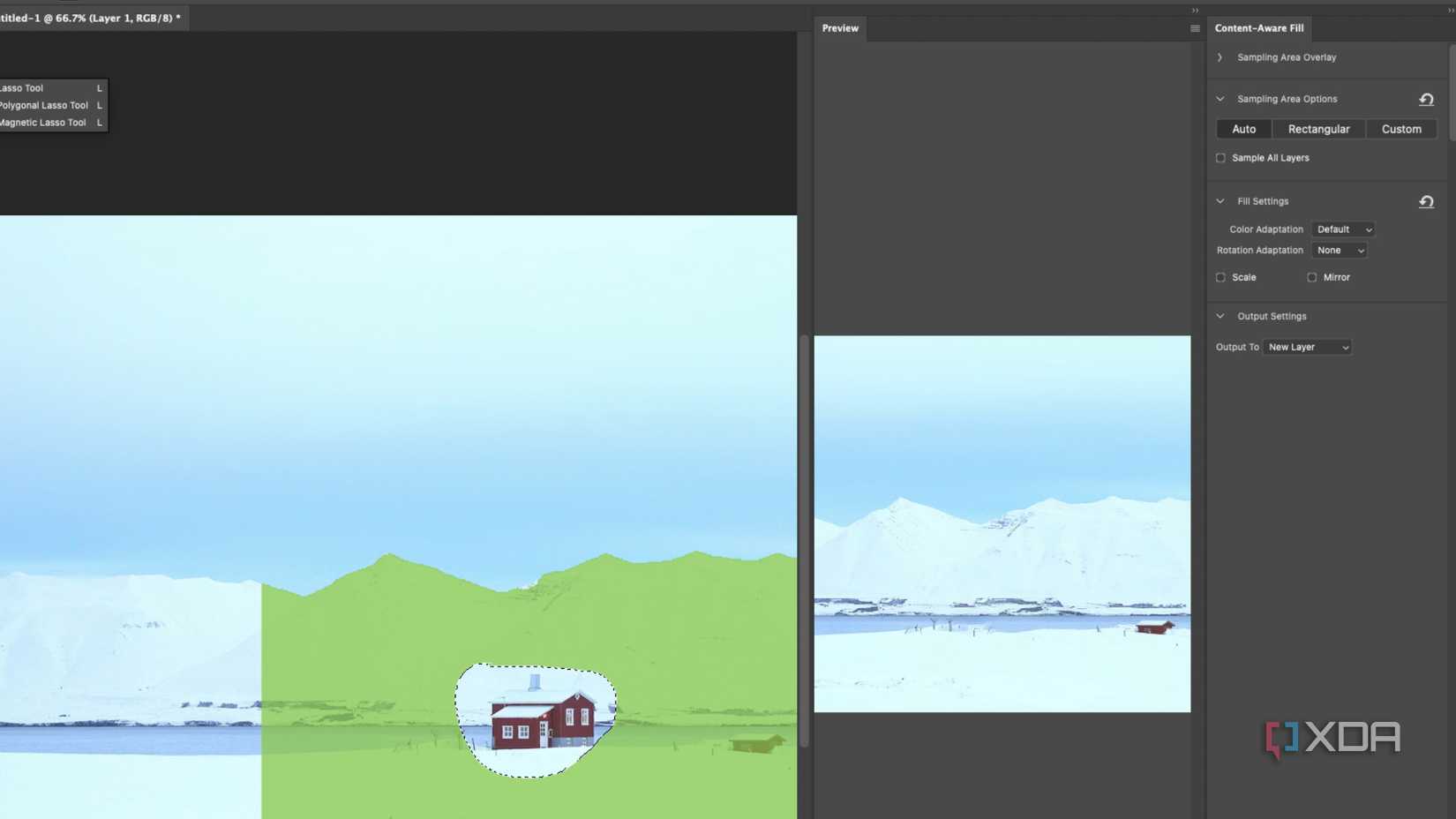 How to remove objects in Photoshop