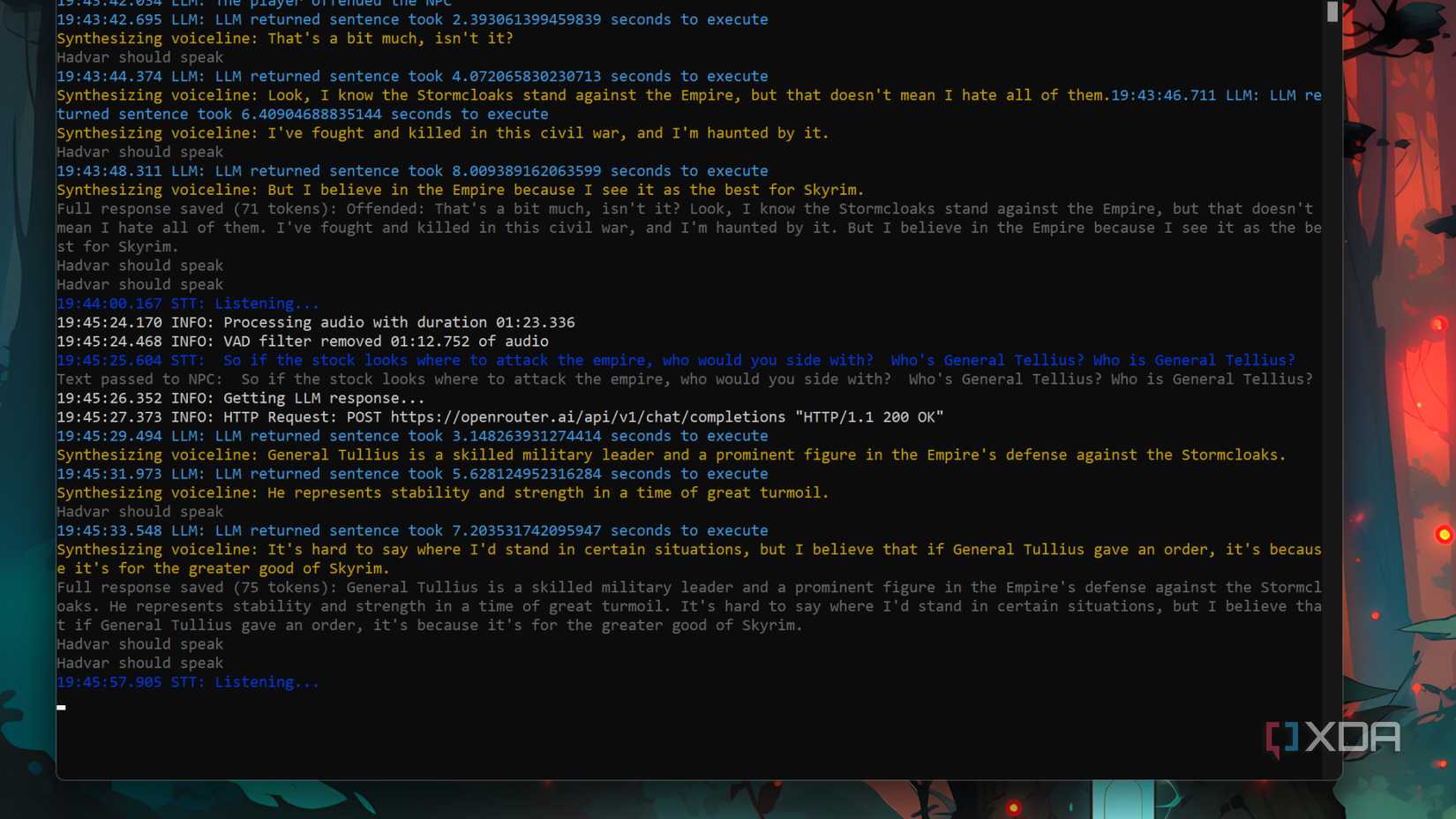 Forget about the Elder Scrolls VI, I used mods to bring AI-powered NPCs ...