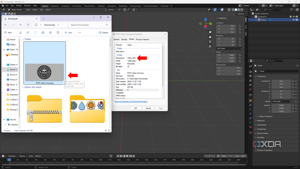 How to make a 3D model from a 2D image in Blender