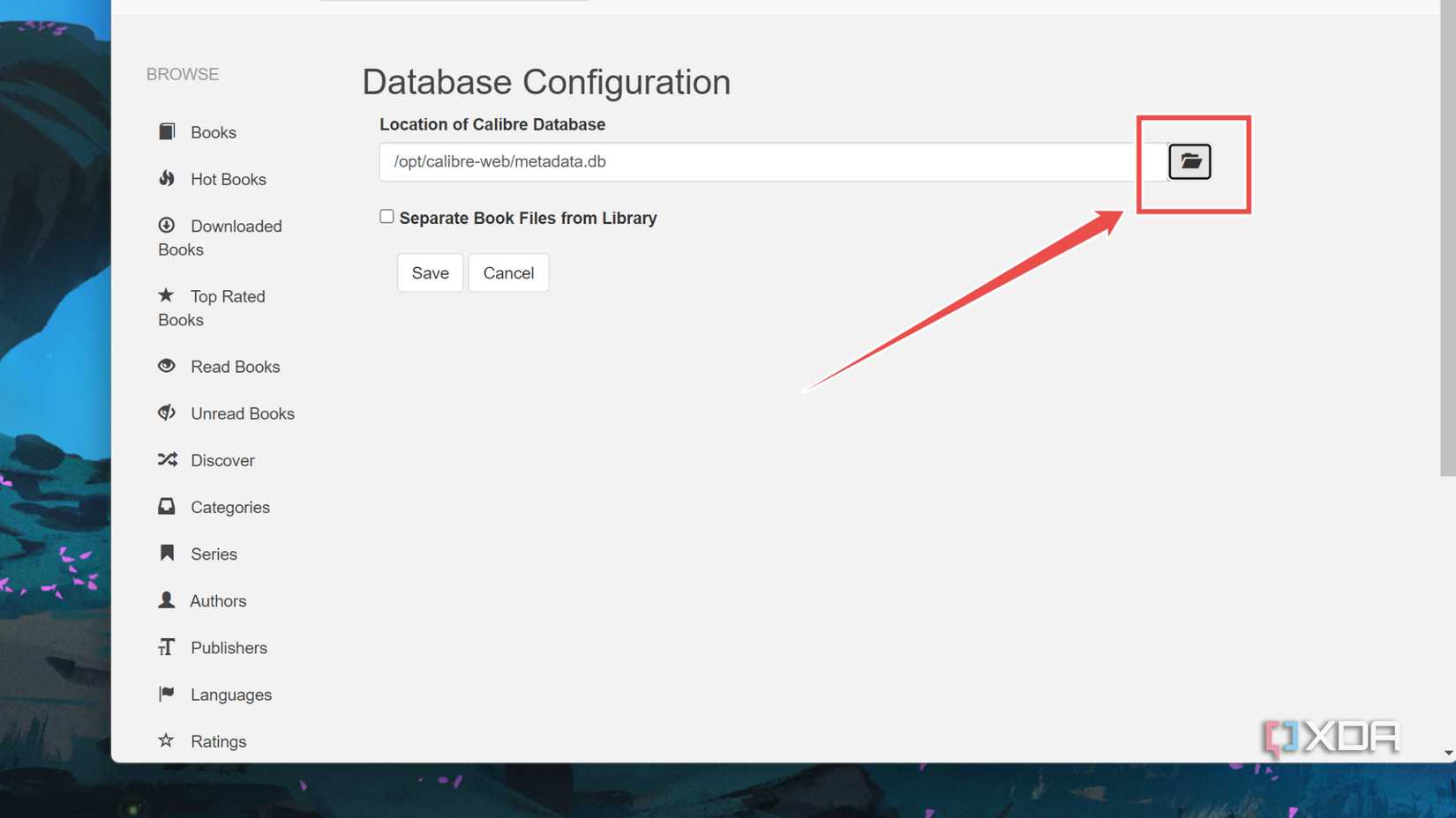 Host your own e-book library with Calibre Web